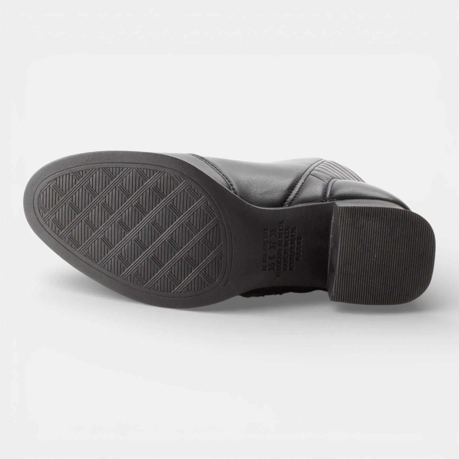 Bota Dakota Cano Curto Preta Preto
