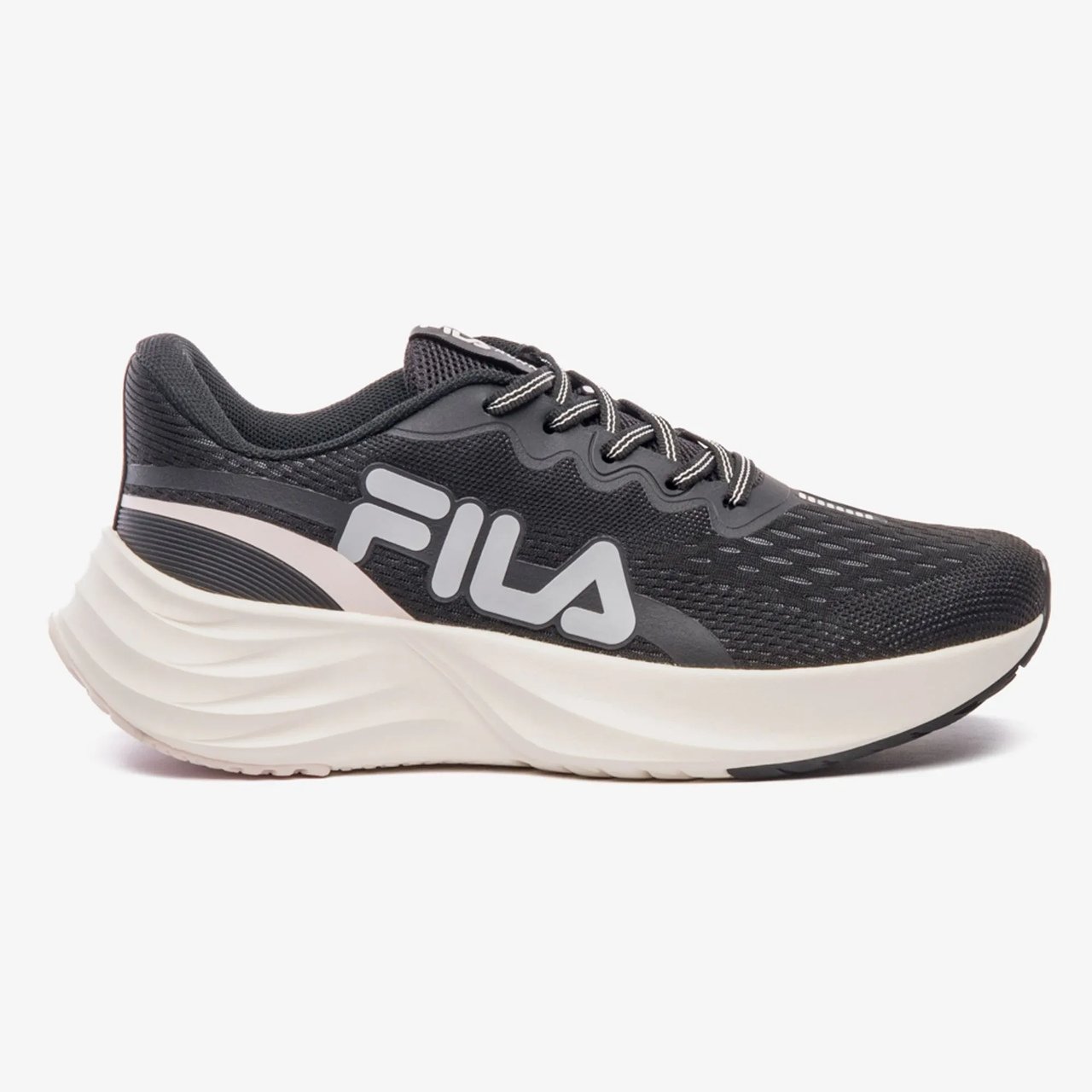 Tênis Fila Comet 2 Feminino Preto com Rosa Preto