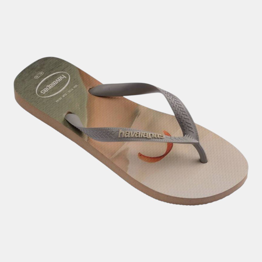 Chinelo Havaianas Top Surfer I Bege Cinza