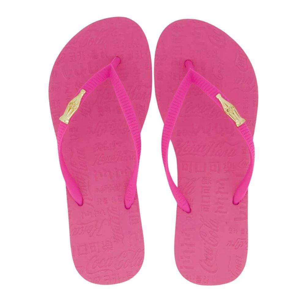 Chinelo Coca Cola Way Feminino Rosa