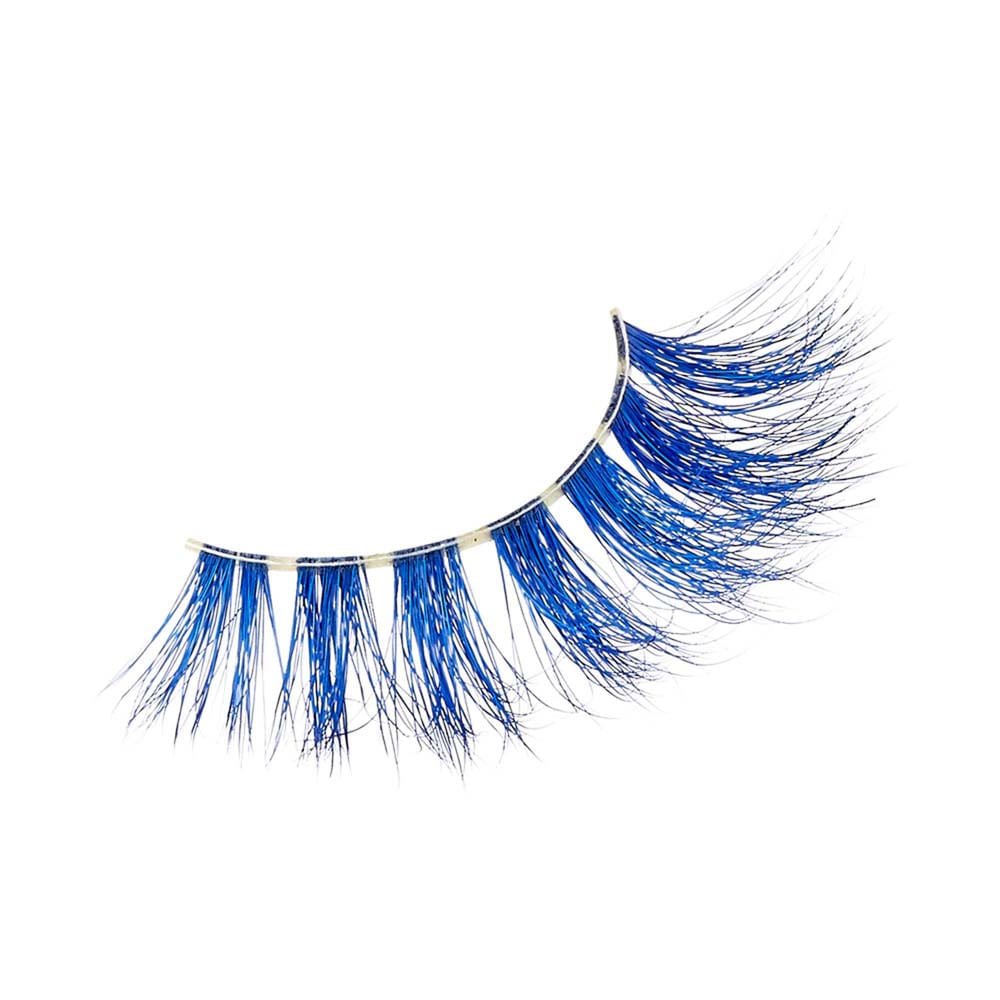 Cílios Postiços i-ENVY Color Couture Real Mink Full Colored Blue - Kiss ...