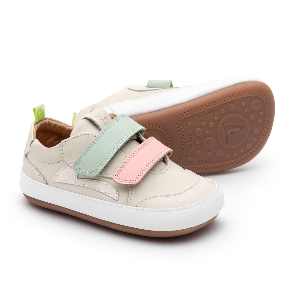 Tênis Tip Toey Joey Menina Bege Landy Tapioca Bege