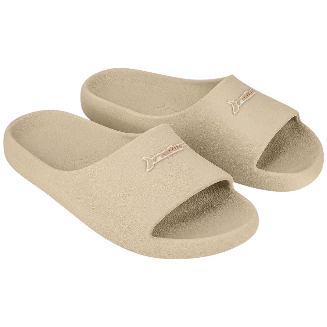 Chinelo Slide Masculino Rider Drip Bege