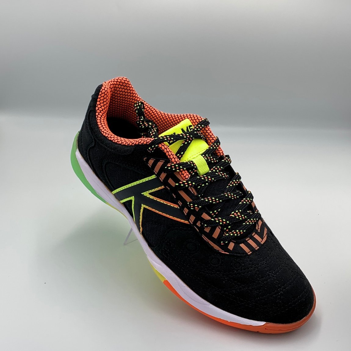 Chuteira Kelme Copa Futsal Azul Marinho Preto/Laranja