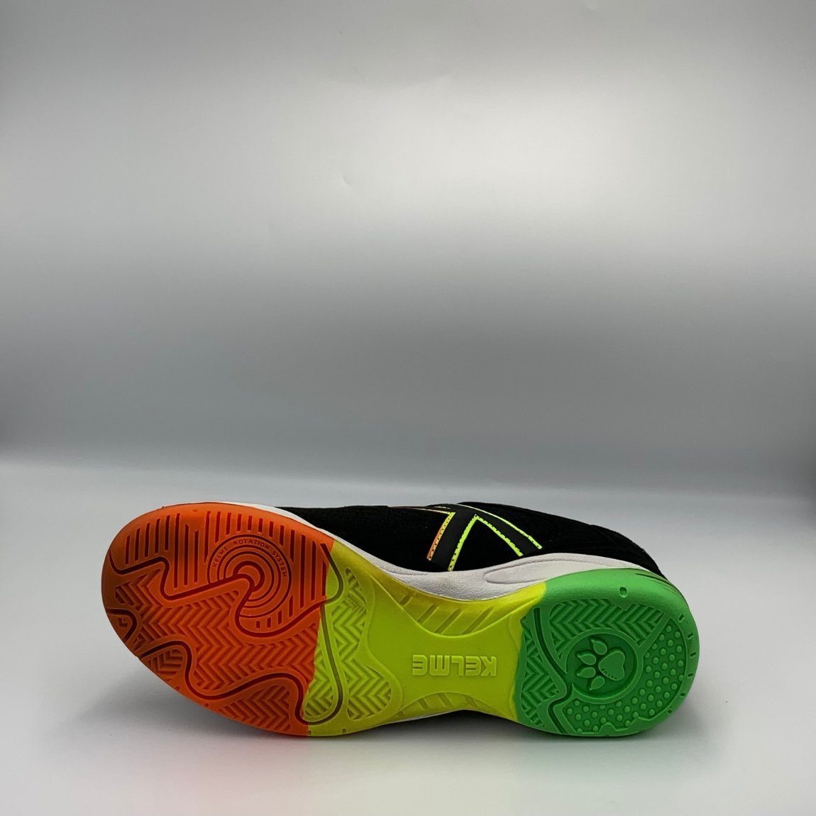 Chuteira Kelme Copa Futsal Azul Marinho Preto/Laranja