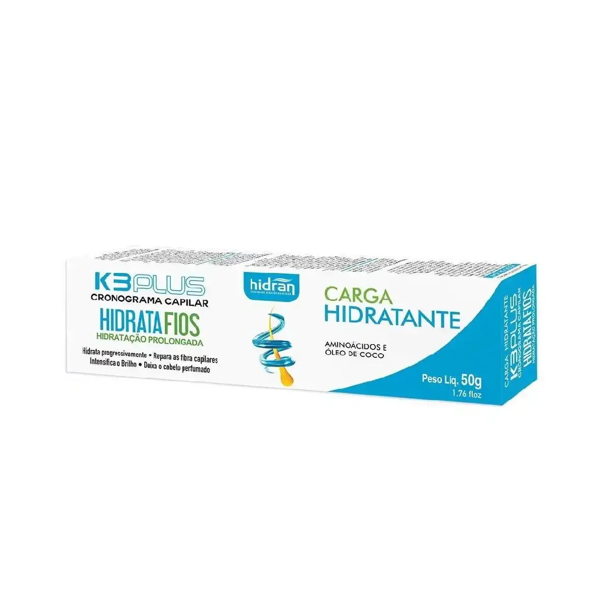 Carga de Queratina Hidratafios K3 Plus Hidran 50G 50g