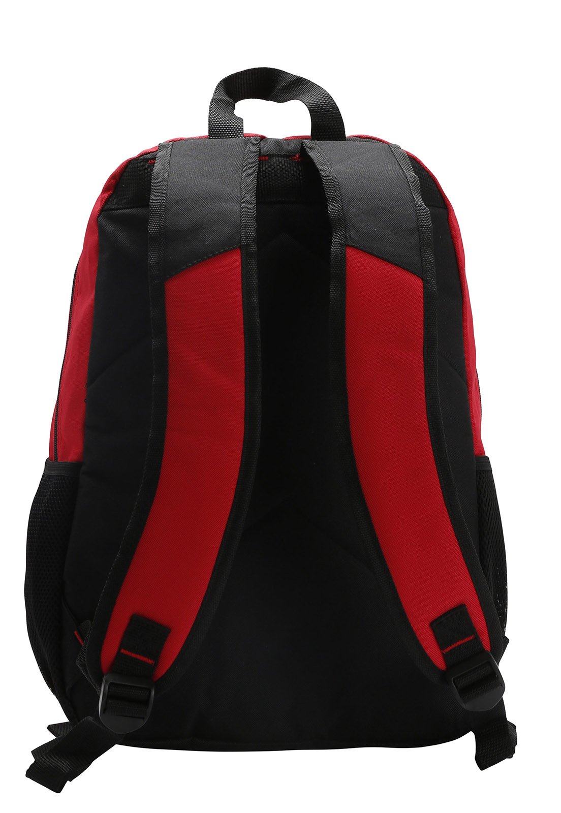 Mochila Escolar Casual Leve Espaçosa Resistente 18" 20L Vermelho