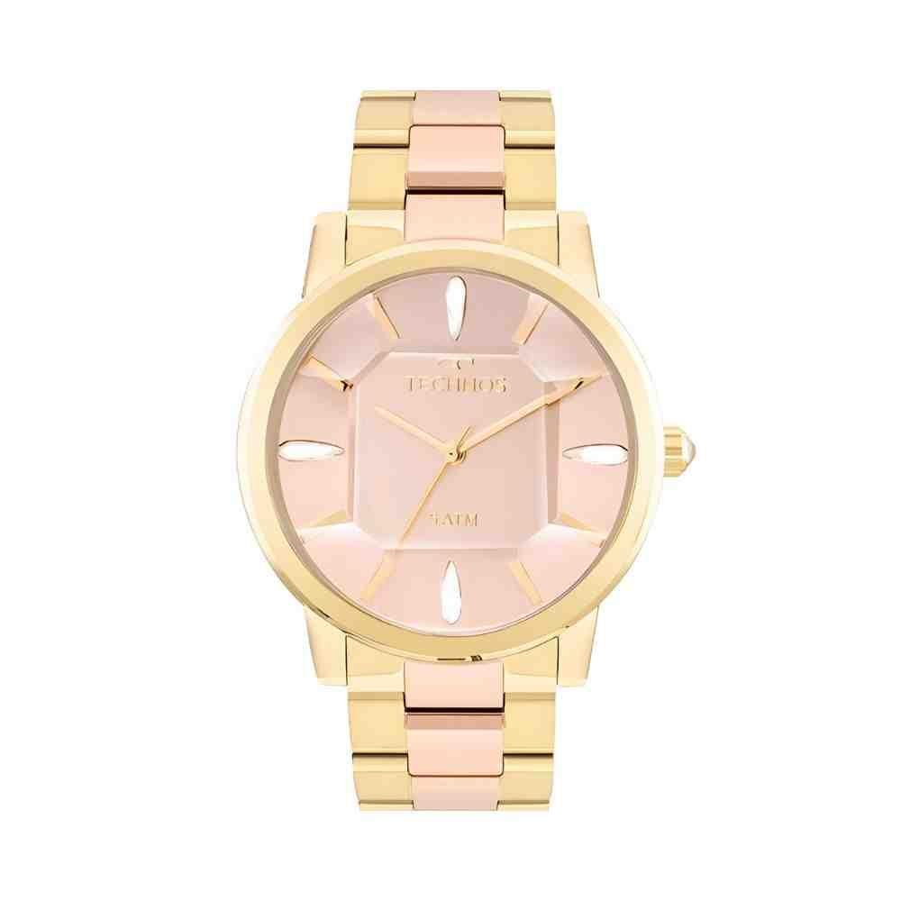 Relógio Dourado Feminino Technos 2039bs/4t Dourado