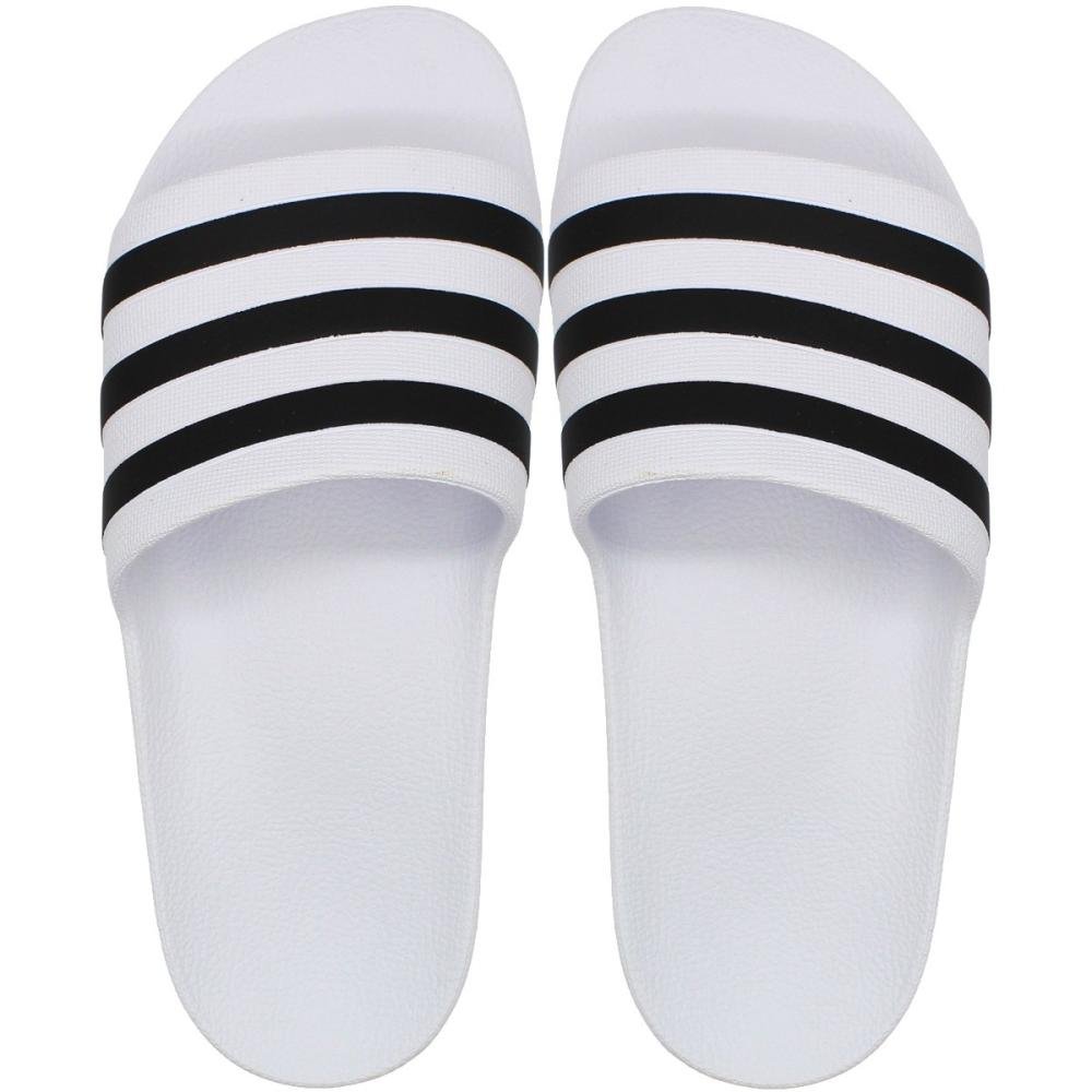 Chinelo Slide Adidas Adilette Aqua Cloundfoam Masculino Branco/Preto