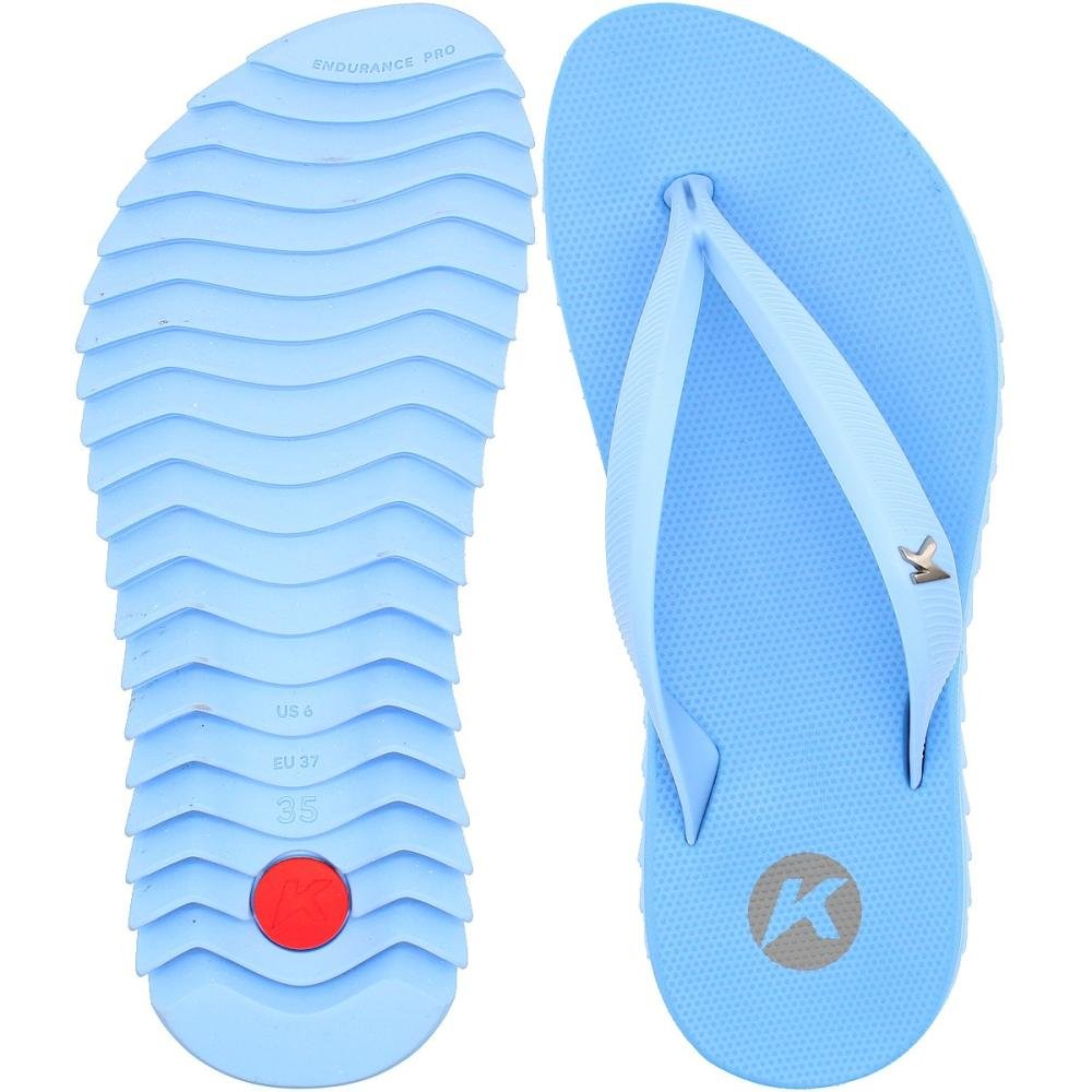 Sandália de Dedo Kenner Ibiza Pro Lisa Candy Feminina Azul