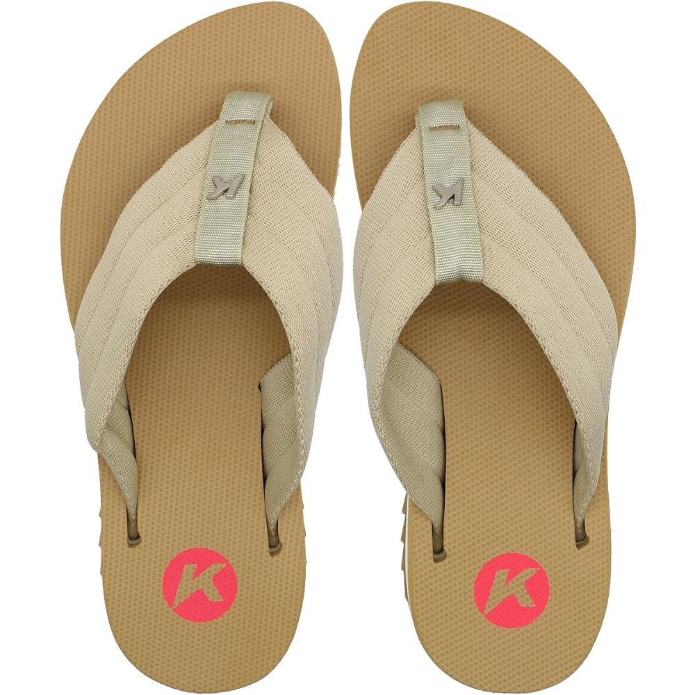 Sandália de Dedo Kenner Kyra Pro Comfy Feminino Bege