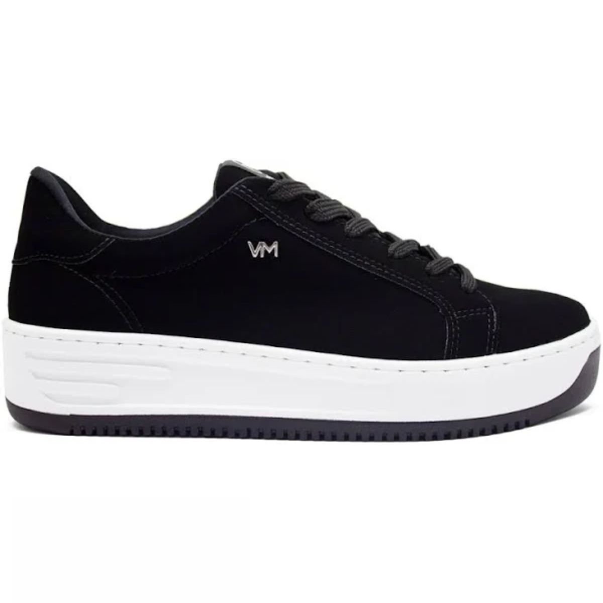 Tênis Casual Feminino FlatForm Via Marte 65001 Preto Preto