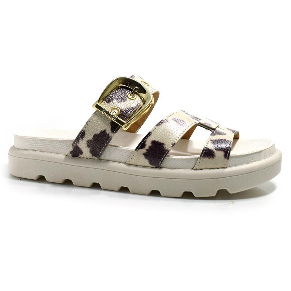 Sandália Flat Feminina Vizzano 6510.110.23249 Off White