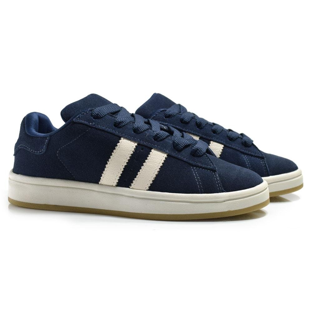 Tênis de Couro Feminino Suzzara 66001 Azul