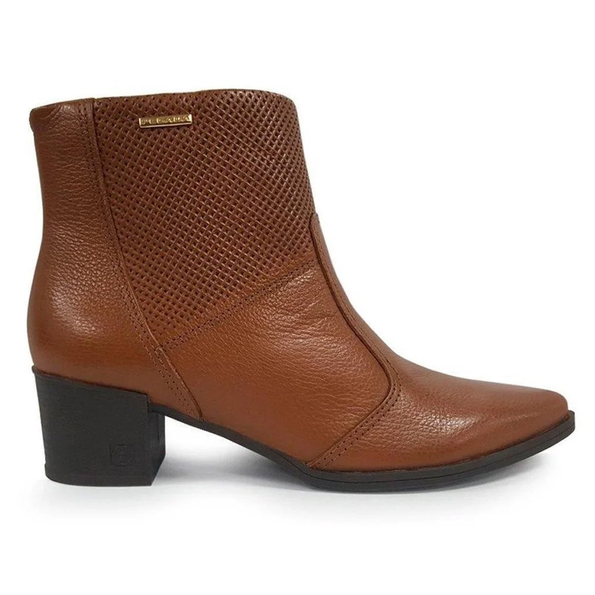 Bota Pegada Cano Medio 280502 Feminino Terracota Marrom
