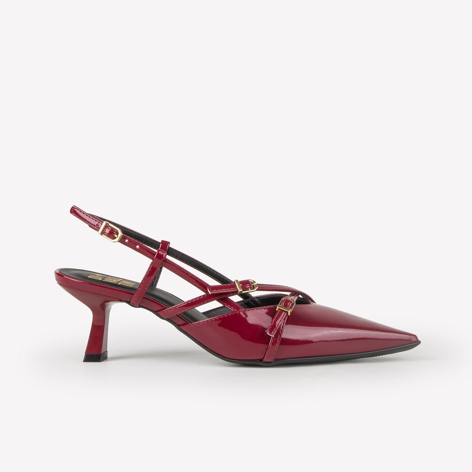 SLINGBACK DIANA DI VALENTINI VERNIZ Vermelho