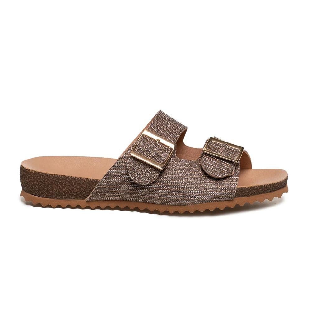 Sandália Bottero Papete Texturas Feminina Marrom