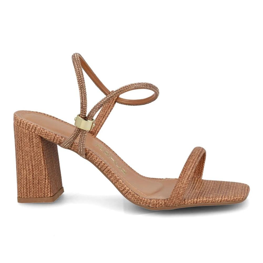 Sandália M Shuz Tramaxy Feminina Marrom