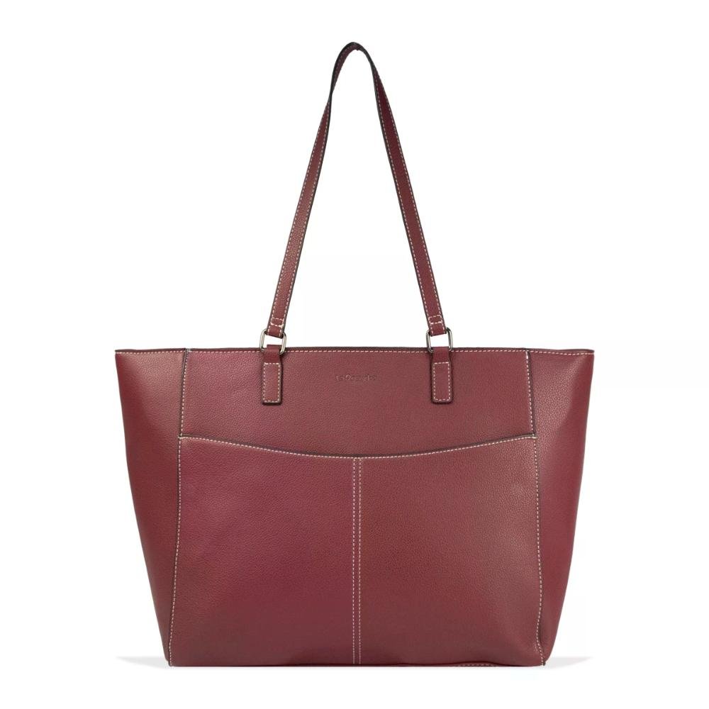 Bolsa Tote Mini Floater Urban Le Postiche Vinho