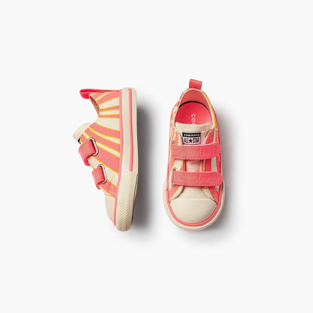 Tênis Criança Chuck Taylor All Star 2v Sunshine Baixo Rosa Rosa/Amarelo