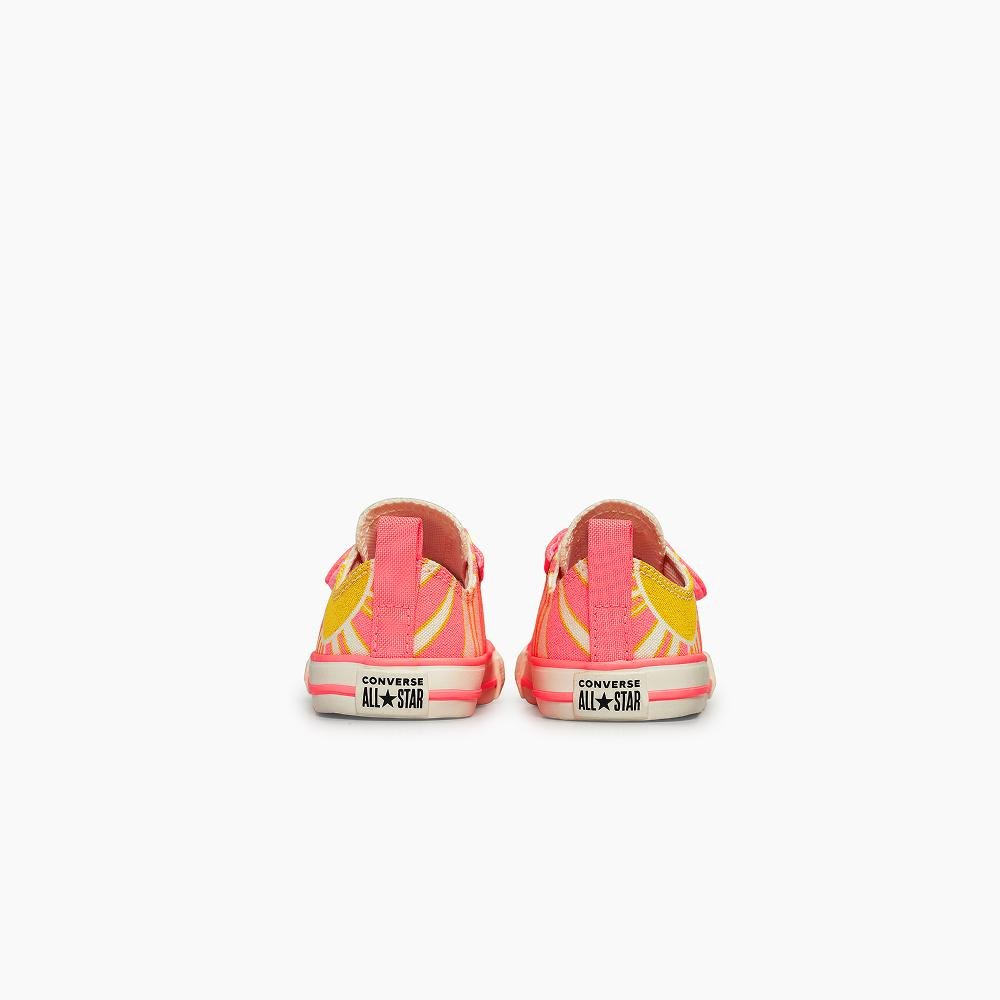 Tênis Criança Chuck Taylor All Star 2v Sunshine Baixo Rosa Rosa/Amarelo