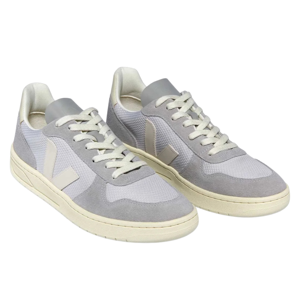 Tênis Veja Feminino V-10 Light Grey Pierre Cinza