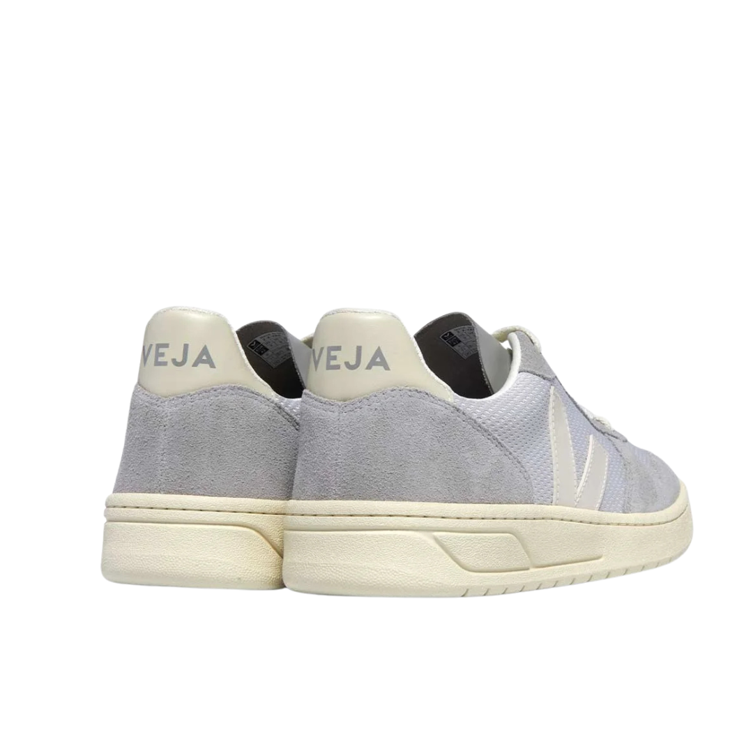 Tênis Veja Feminino V-10 Light Grey Pierre Cinza