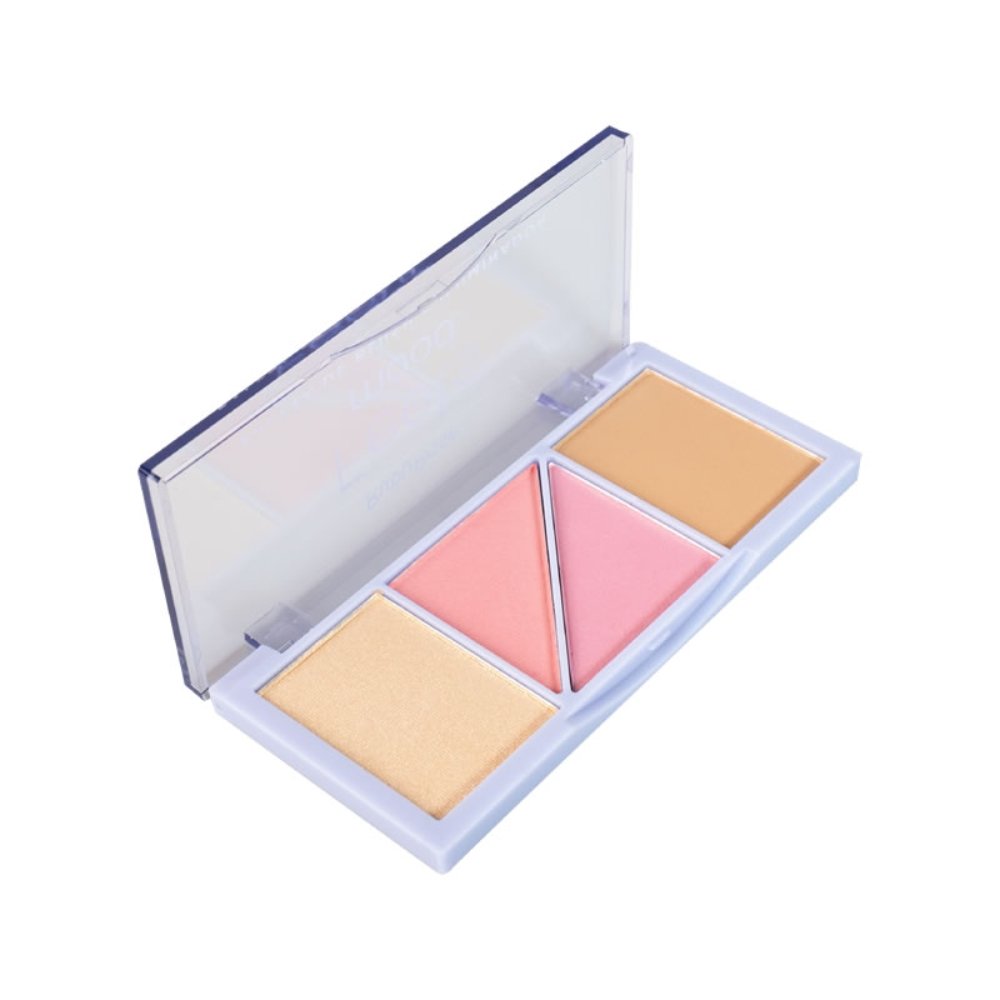 Paleta De Bronze Blush E Iluminador - Hb7528 - Ruby Rose 7529-1