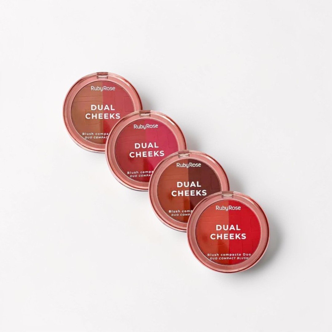 Dual Cheeks Blush Compacto - Hbm03 - Ruby Rose Cor 5/6
