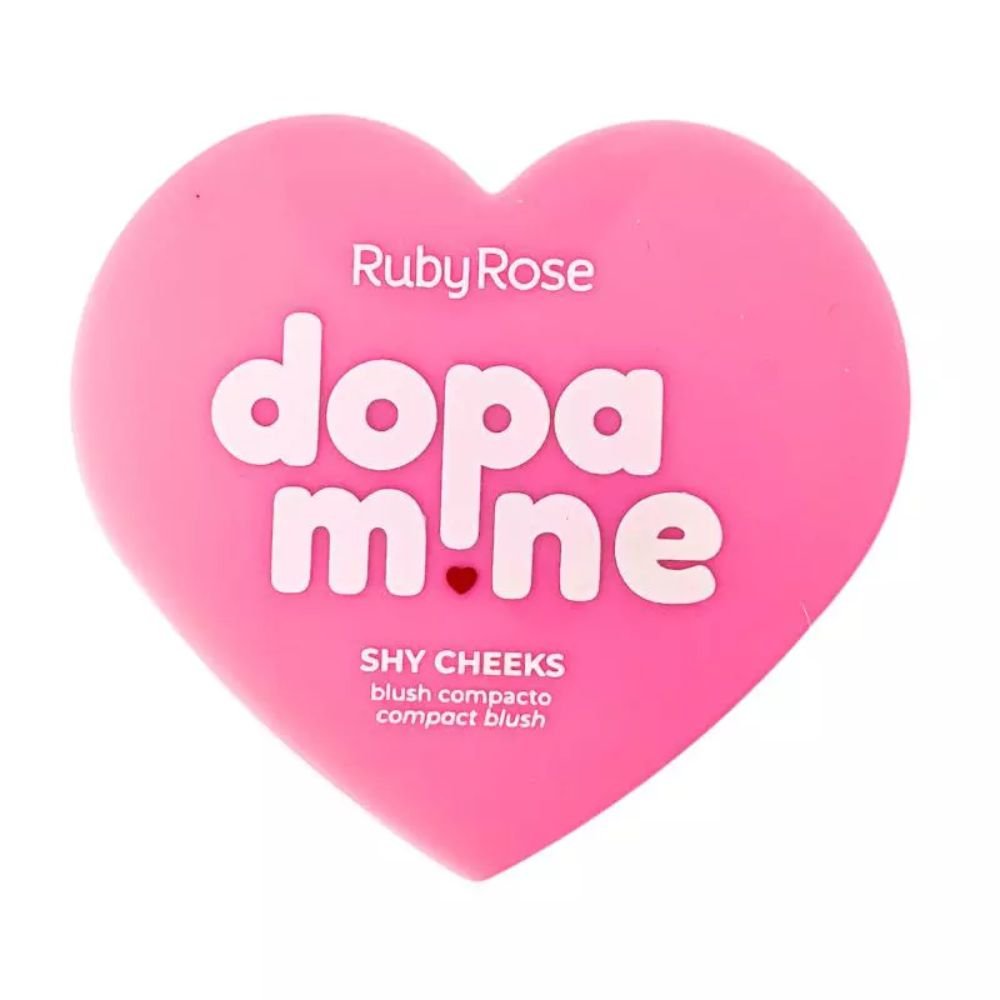 Blush Compacto Dopamine Shy Cheeks - Hbf1002 - Ruby Rose HEARTFELT HUE