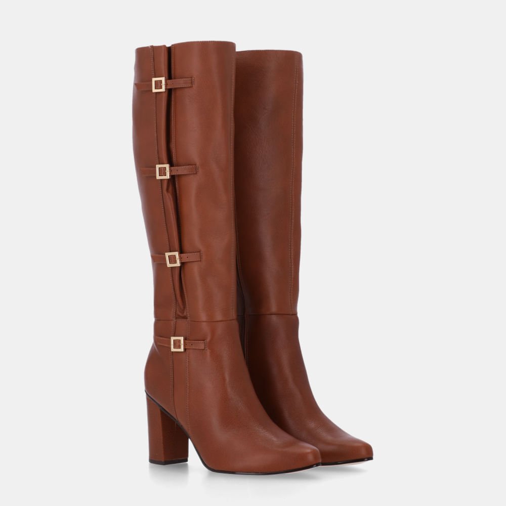 Bota Cano Longo Montenapoleone Âmbar - 56510034 Âmbar
