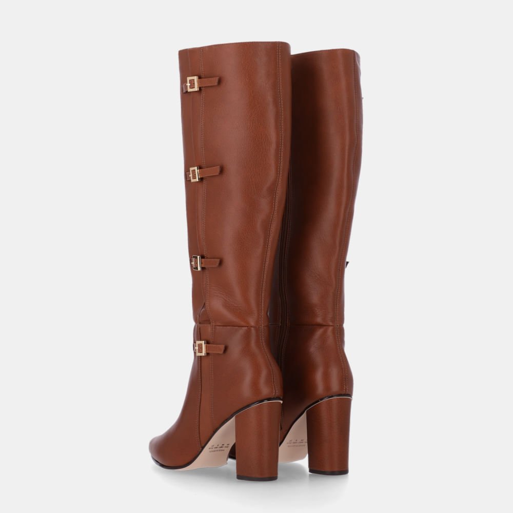 Bota Cano Longo Montenapoleone Âmbar - 56510034 Âmbar