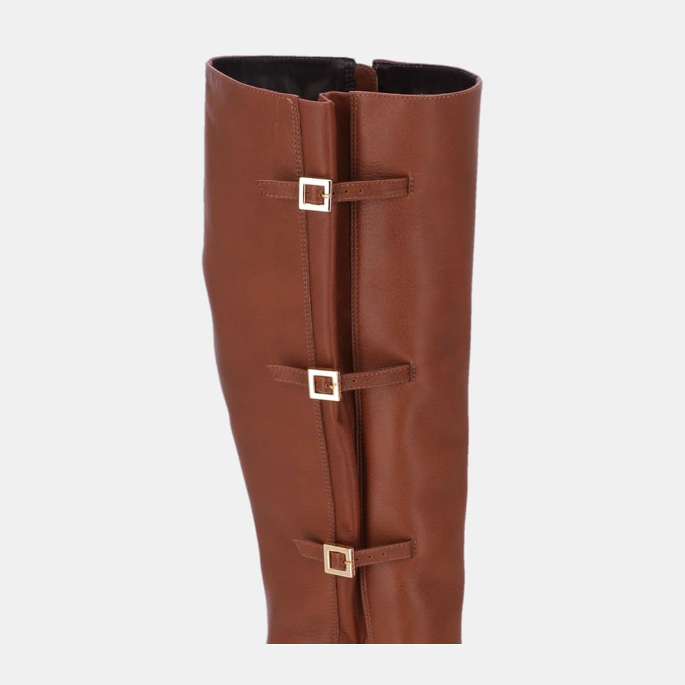 Bota Cano Longo Montenapoleone Âmbar - 56510034 Âmbar