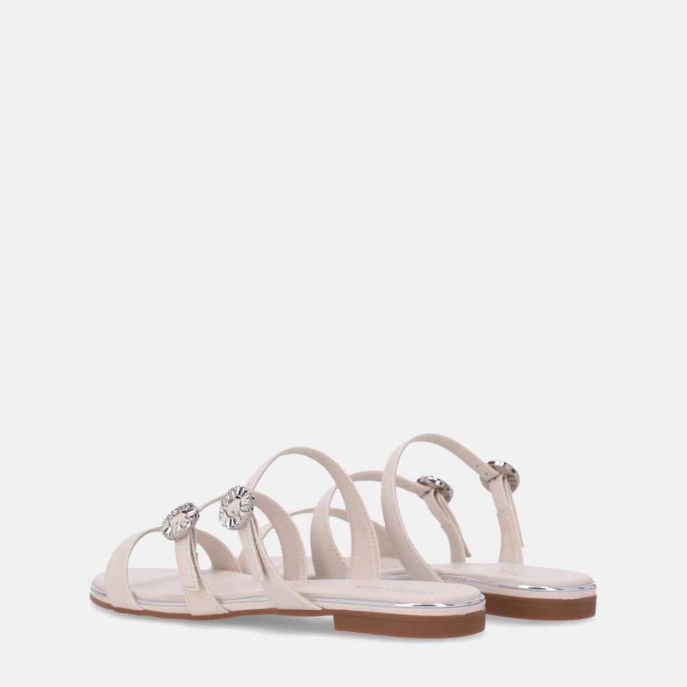 Chinelo Couro Pelica Panna - 54870073 Panna