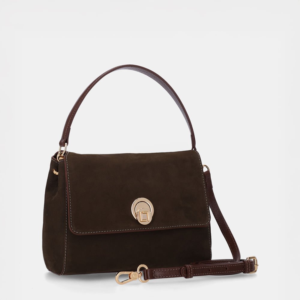 Bolsa Satchel Pequena Bison Éden - 2000876 Eden