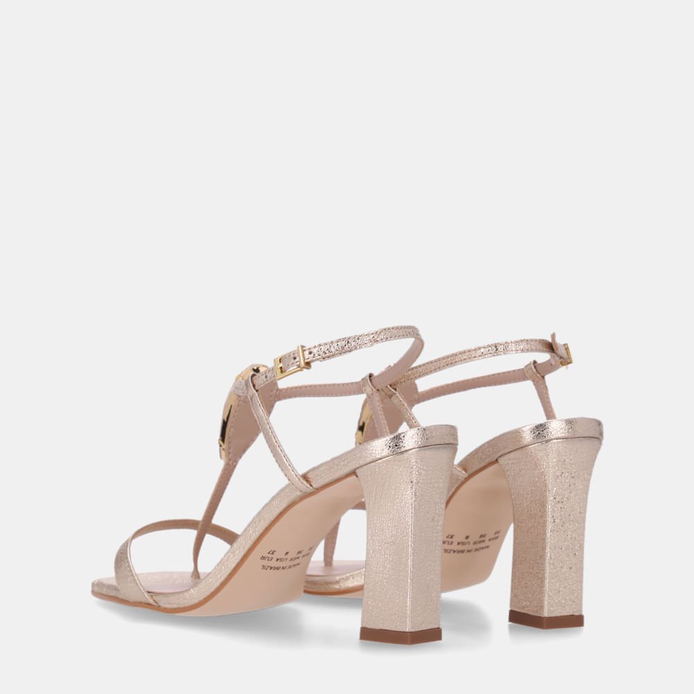 Sandália Salto Vênus Ouro - 80790014 Ouro