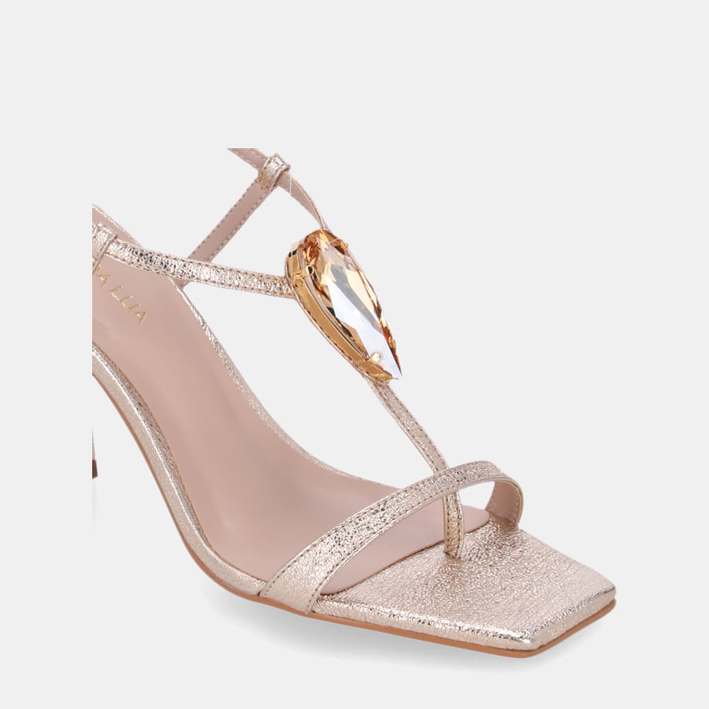 Sandália Salto Vênus Ouro - 80790014 Ouro