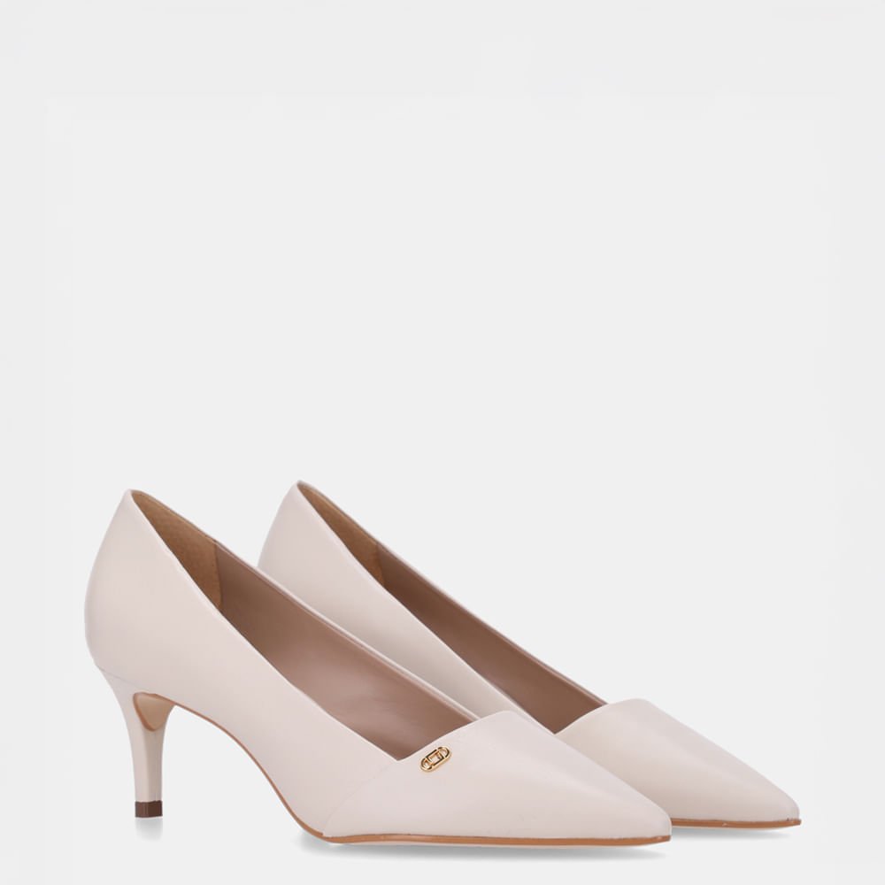 Scarpin Pelica Panna - 80830012 Panna