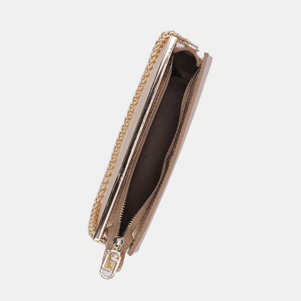Bolsa Clutch Pequena Vênus Ouro - 2000478 Ouro