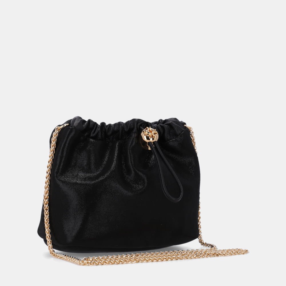 Bolsa Bucket Pequena Puntini Preto - 2000737 Preto