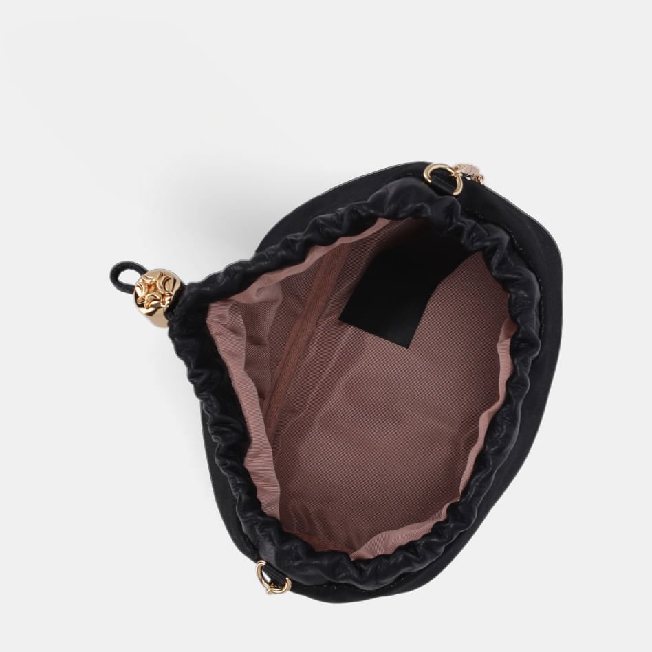 Bolsa Bucket Pequena Puntini Preto - 2000737 Preto